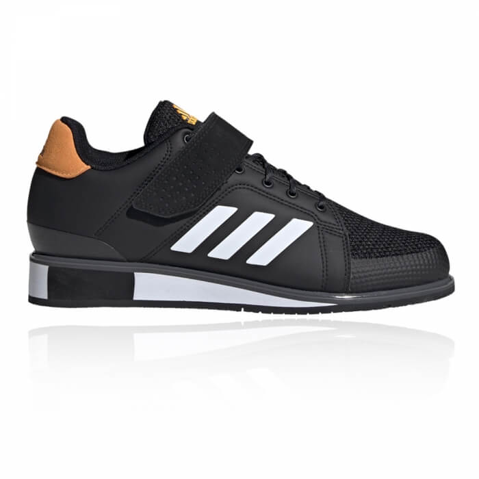 Köp Adidas Power Perfect 3, black/white/solar gold hos | Tillsk