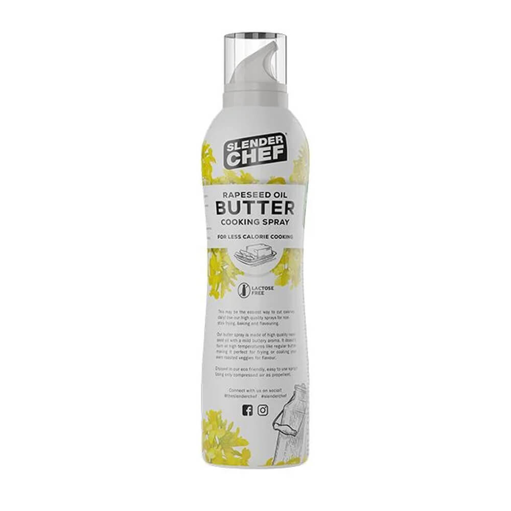Köp Slender Chef Cooking Spray, 200 ml, Butter hos | Tillskotts