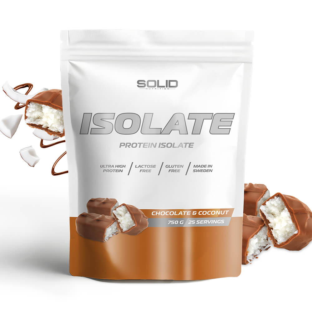 Köp SOLID Nutrition Isolate, 750 g (Chocolate & Coconut) hos
