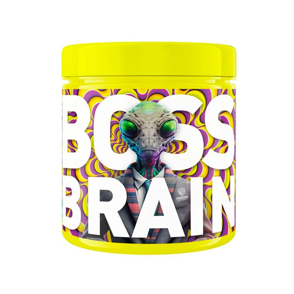 Köp Swedish Supplements Boss Brain, 225 g hos | Tillskottsbolaget.se