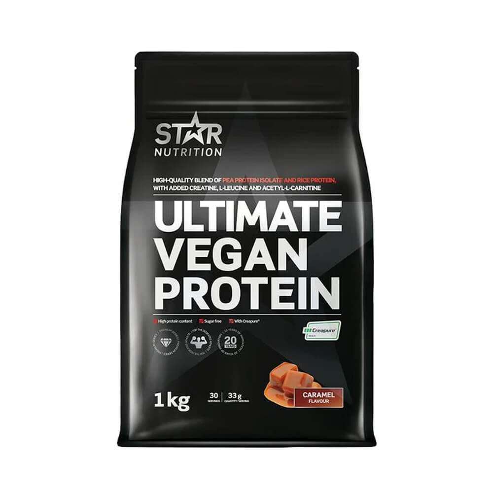 Köp Star Nutrition Ultimate Vegan Protein, 1 kg (Caramel) hos ...