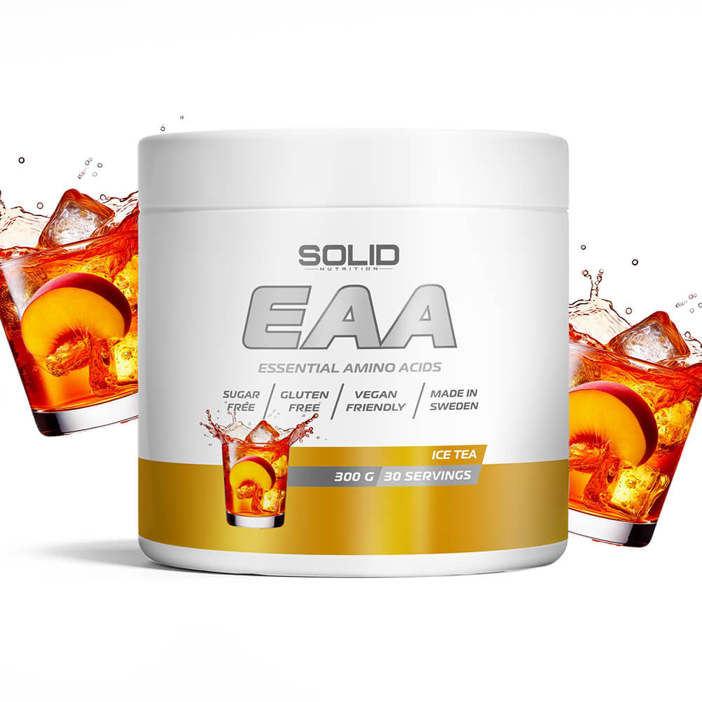 Köp SOLID Nutrition EAA, 350 g (Ice Tea) hos | Tillskottsbolage