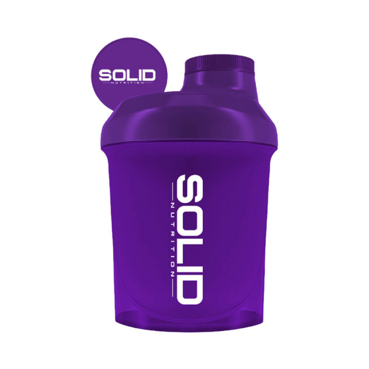 Köp SOLID Nutrition Mini Shaker, 300 ml (Purple) hos | Tillskottsbolaget.se
