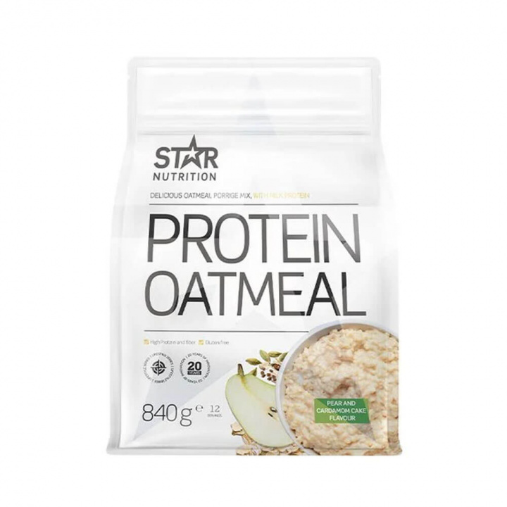 Köp Star Nutrition Protein Oatmeal, 840 g (Pear and Cardamom Cake) hos ...